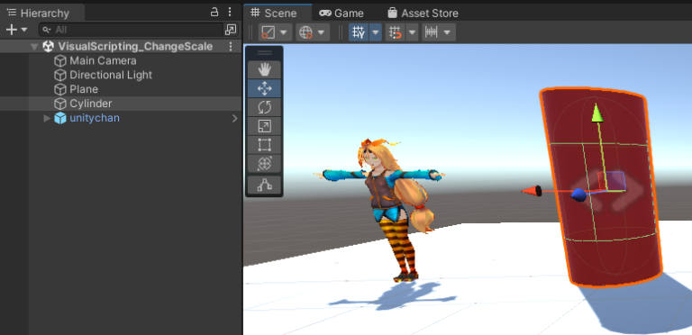 【unity 3d】visual Scriptingでプレイヤーが当たったら大きさが変わるゲームオブジェクトを作る とんプログラミング