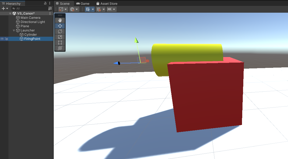 【Unity 3D】Visual Scriptingを使用してスペースキーで弾を発射する大砲（GameObject）を作成する方法 | とんプログラミング