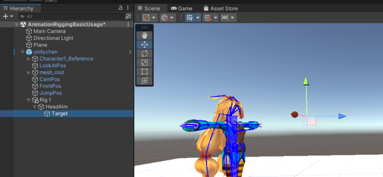 【Unity 3D】Animation Riggingでプレイヤーがターゲットの方向をリアルタイムで見るようにするやり方 | とんプログラミング