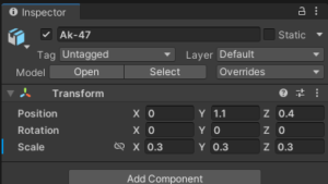 【Unity 3D】Animation Riggingで銃を両腕で構えるようにする方法 | とんプログラミング