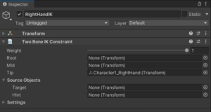 【Unity 3D】Animation Riggingで銃を両腕で構えるようにする方法 | とんプログラミング