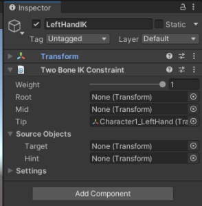 【Unity 3D】Animation Riggingで銃を両腕で構えるようにする方法 | とんプログラミング