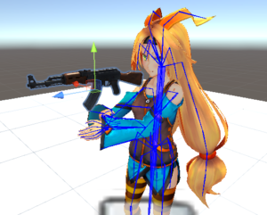 【Unity 3D】Animation Riggingで銃を両腕で構えるようにする方法 | とんプログラミング