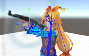 【Unity 3D】Animation Riggingで銃を両腕で構えるようにする方法 | とんプログラミング