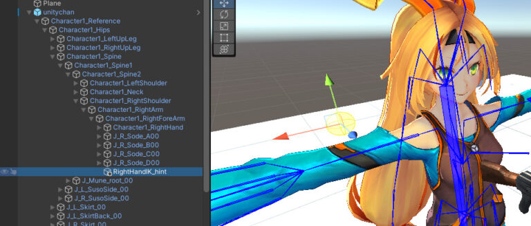 【Unity 3D】Animation Riggingで銃を両腕で構えるようにする方法 | とんプログラミング